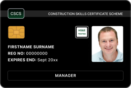 CITB (CSCS) Test- Black CSCS Card- Manager